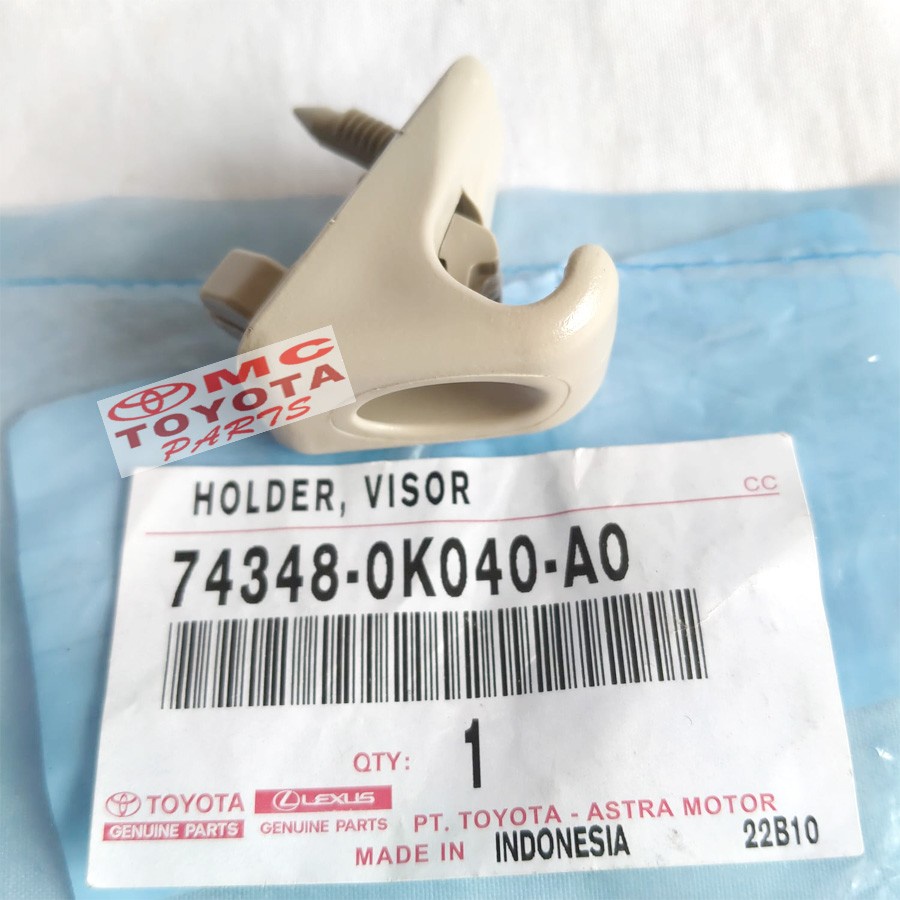 Kijang Innova Sun Visor Clip Holder 74348-0K040-A0 | Shopee Malaysia