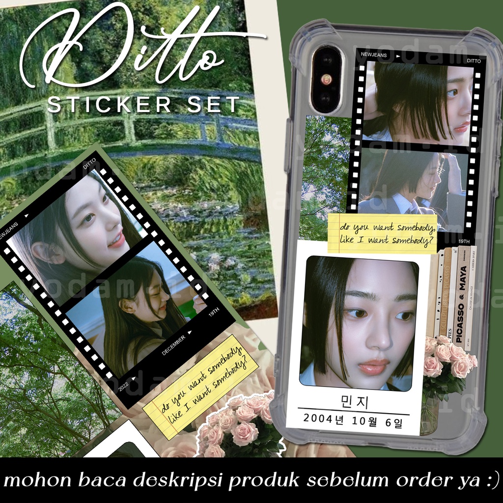 Diy STICKER CASE, AESTHETIC STICKER KPOP STICKER WATERPROOF NEWJEANS ...