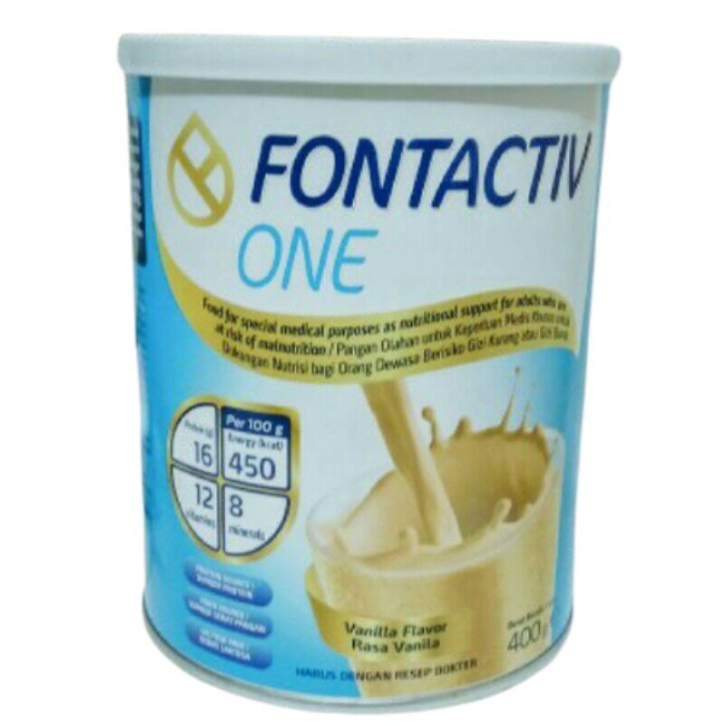 Fontactiv One 400Gram/adult Nutrition Milk Weight Gain/Muscle Period ...