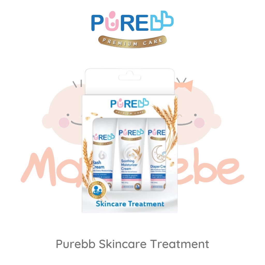 Pure bb Skincare Treatment Travel Size Baby Soothing Diaper Rash Cream ...