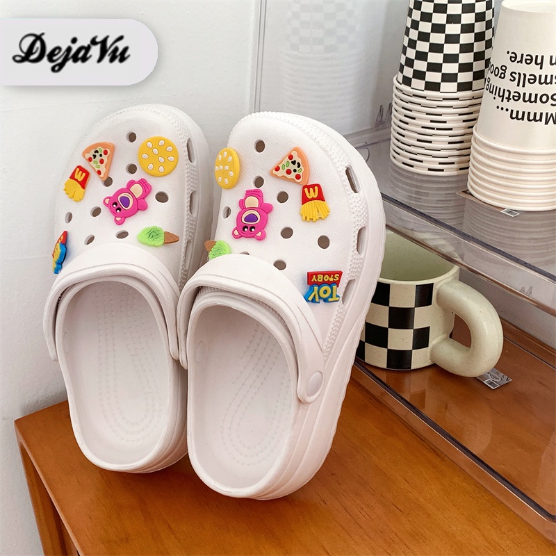 Dejavu Baim Rubber Slop Sandals Trendy Women's Home Frog Sandals Girls ...