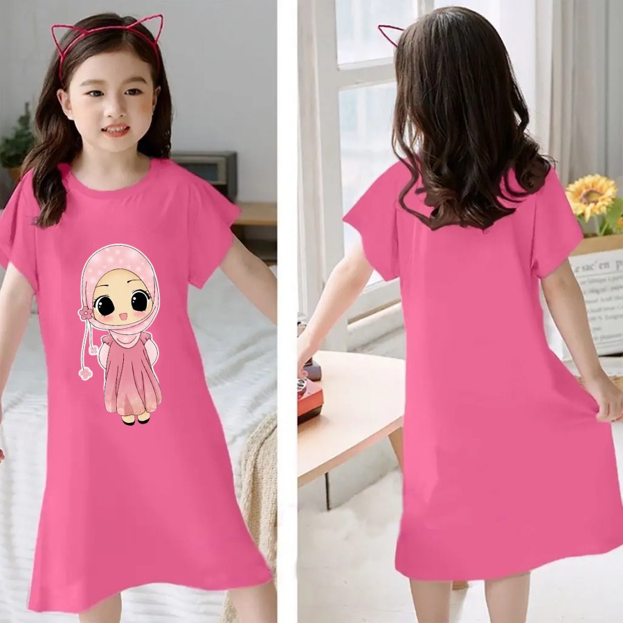 Best Selling!!! Negligee For Girls 1-10 Years Dress For Girls Aisyah ...