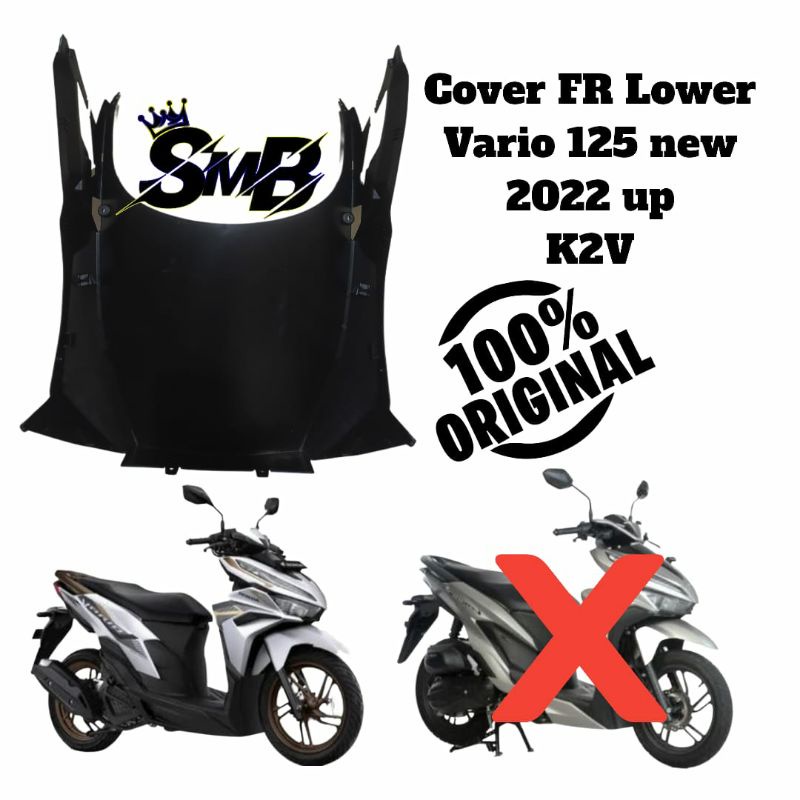 Cover FR lower Deck Beak Retainer Mud vario 125 new K2V 2022 2023 ...