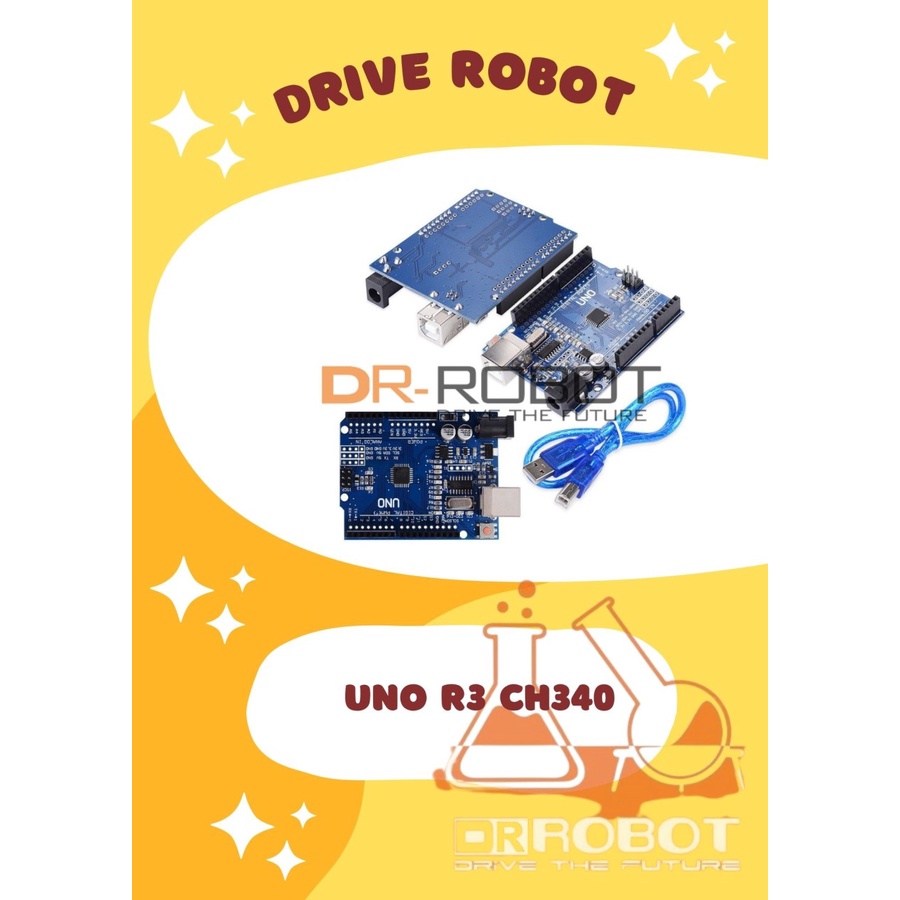 Arduino Uno R3 Atmega328p Smd Ch340 Atmega328p Pu Smd Ch340 Shopee