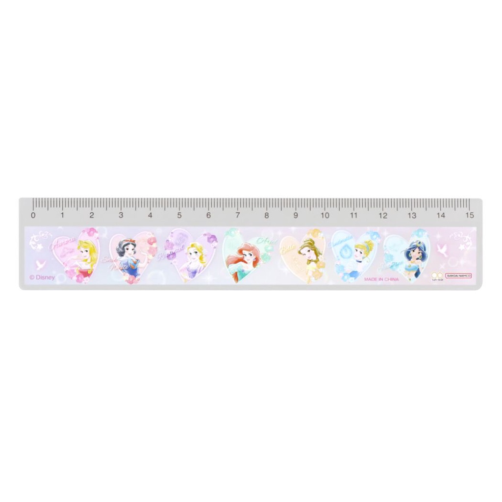 Ruler 15cm Disney Princess Rapunzel Ariel Belle Cinderella Jasmine Snow ...