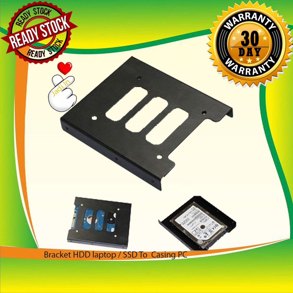 Bracet HDD SSD / Bracet HDD Laptop on Cpu / BRACKET 2,5 to 3.5 Inch ...