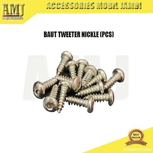 Black TWEETER BOLT / CHROME NICKLE (PCS) | Shopee Malaysia