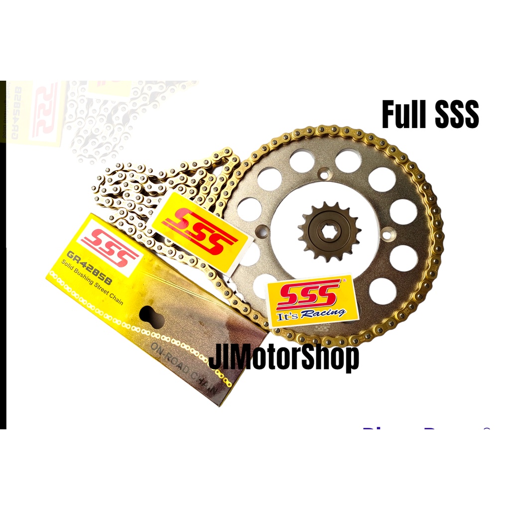 Gear set Gear set Sss 428 Original Megapro CB CBR Supra GTR Verza Tiger ...