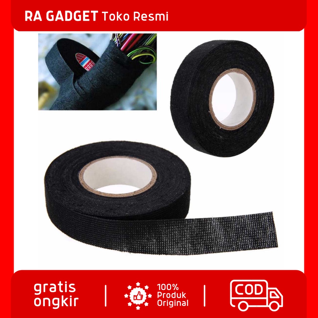 Heat Resistant Electrical Cable Duct Tape Adhesive Cloth Wiring Tape ...