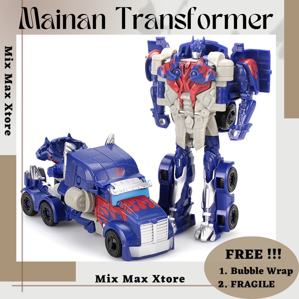 Sliding Robot Transformer Toy Car Truck Car Transformer Model Toy ...
