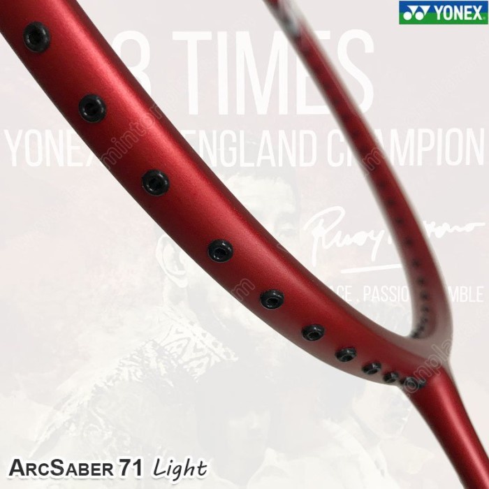 Install Included - Yonex Arcsaber 71-Light Original Rudy Hartono Racket ...