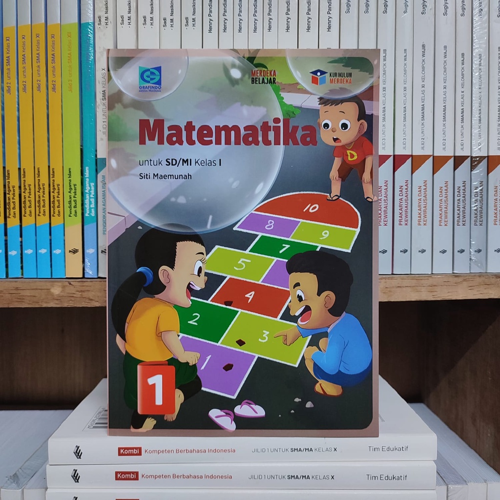 Math Book Grade 1 SD Curriculum Merdeka Grafindo | Shopee Malaysia