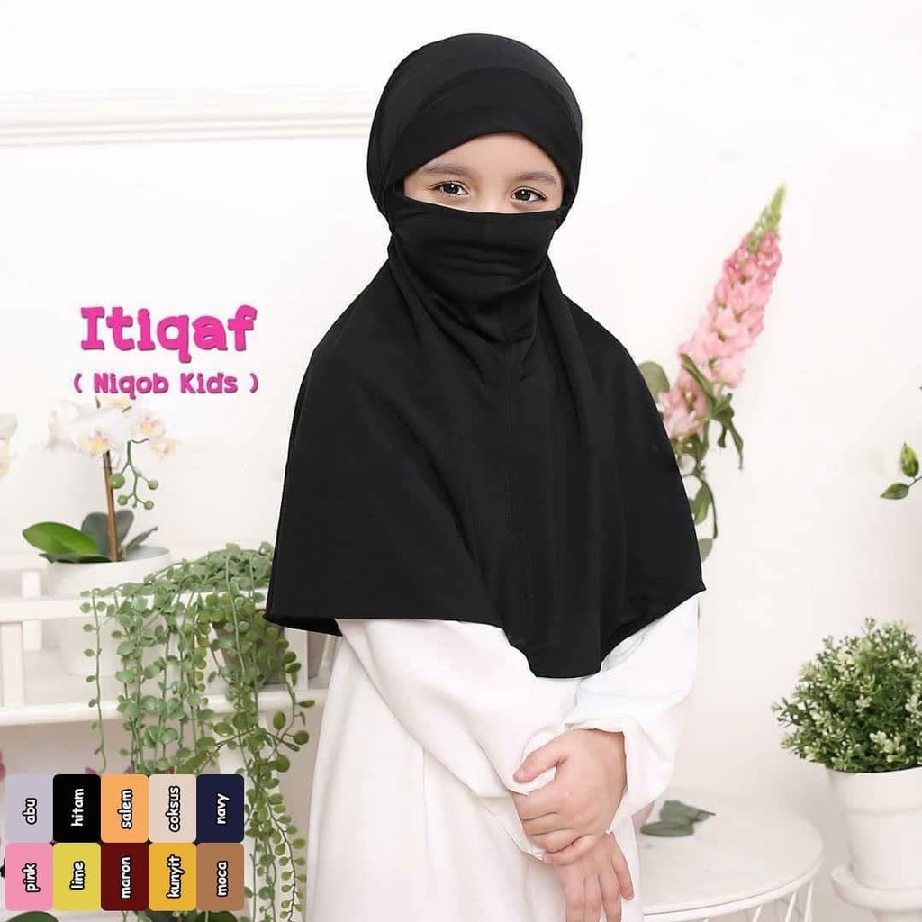 Itiqaf Kids newest children's khimar / children's hijab / children's ...
