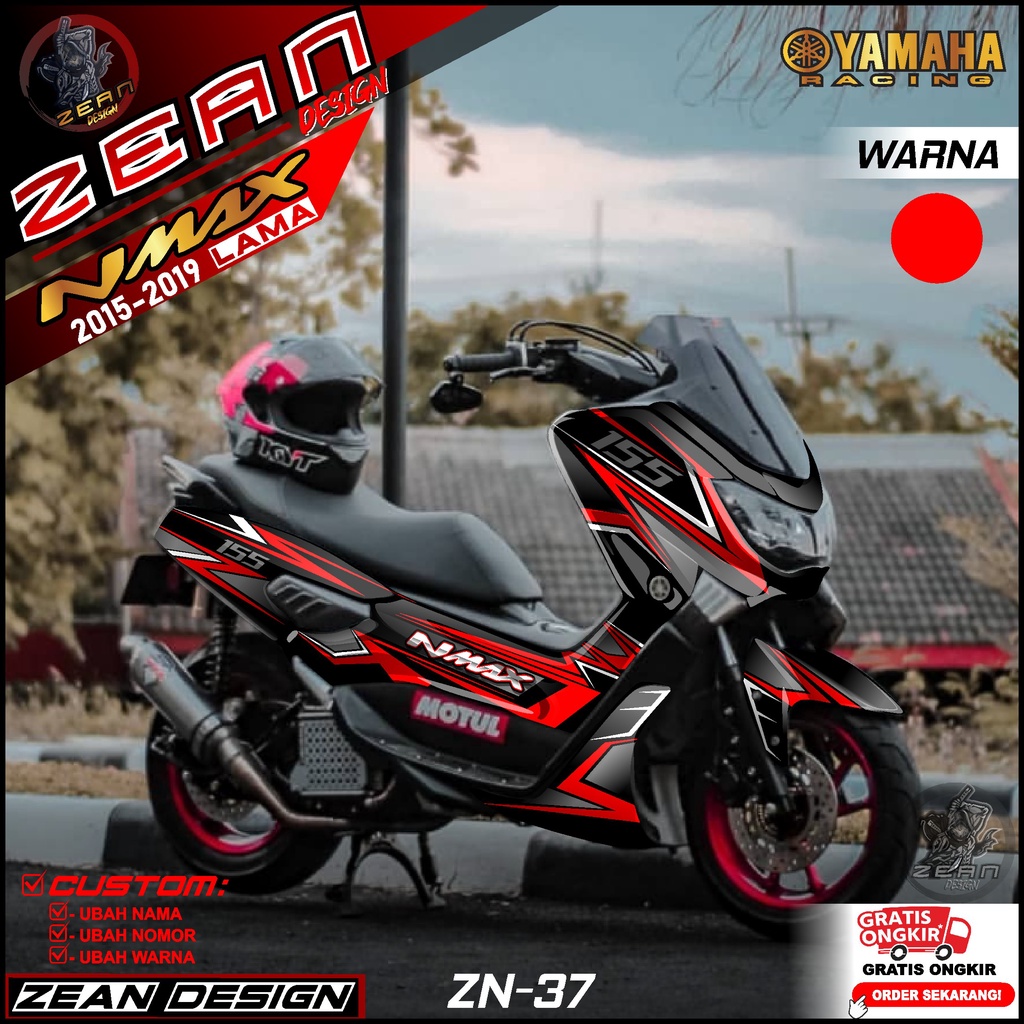Decal Sticker Yamaha NMAX 155 Old Fullbody - Dekal Sticker Maxi NMAX ...