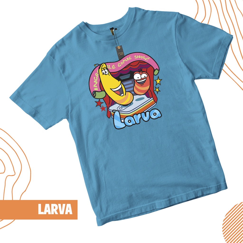 Unisex Children's T-Shirt Cartoon Larva Larva Larva Picture 1 2 3 4 5 6 ...