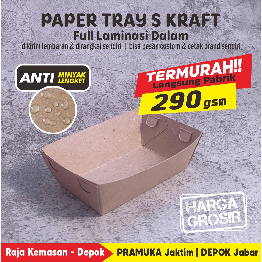 Papertray S KRAFT PLAIN LAMINATION | Shopee Malaysia