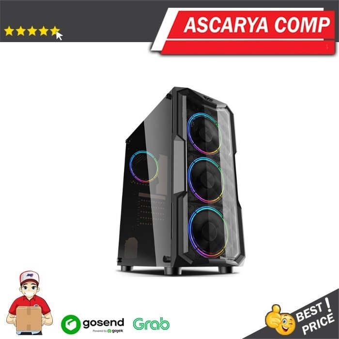Aigo DARKFLASH AQUARIUS MESH - ATX - Gaming Case | Shopee Malaysia