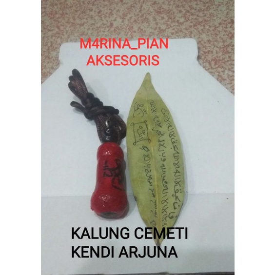 Necklace Cemeti Kendi Arjuna Guru Bandi Bonus Leaf Taguh Sahari ...