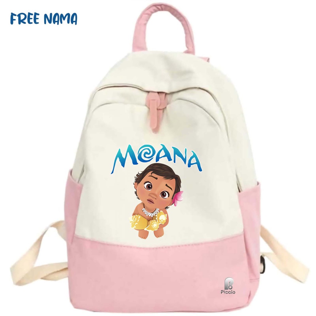 Moana DISNEY Character School BACKPACK BACKPACK (FREE Name) | Shopee ...
