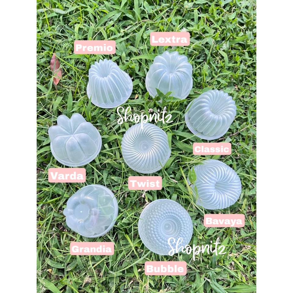 Mini Pudding Mold Plastic Mini Sponge Mold Mix Set 8pcs | Shopee Malaysia