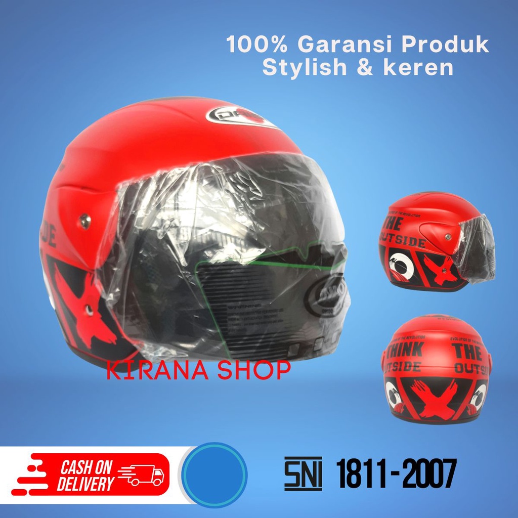 MERAH Adult Helmet | Sni Helmet for Adults, Men and Women, GM Evo Model ...