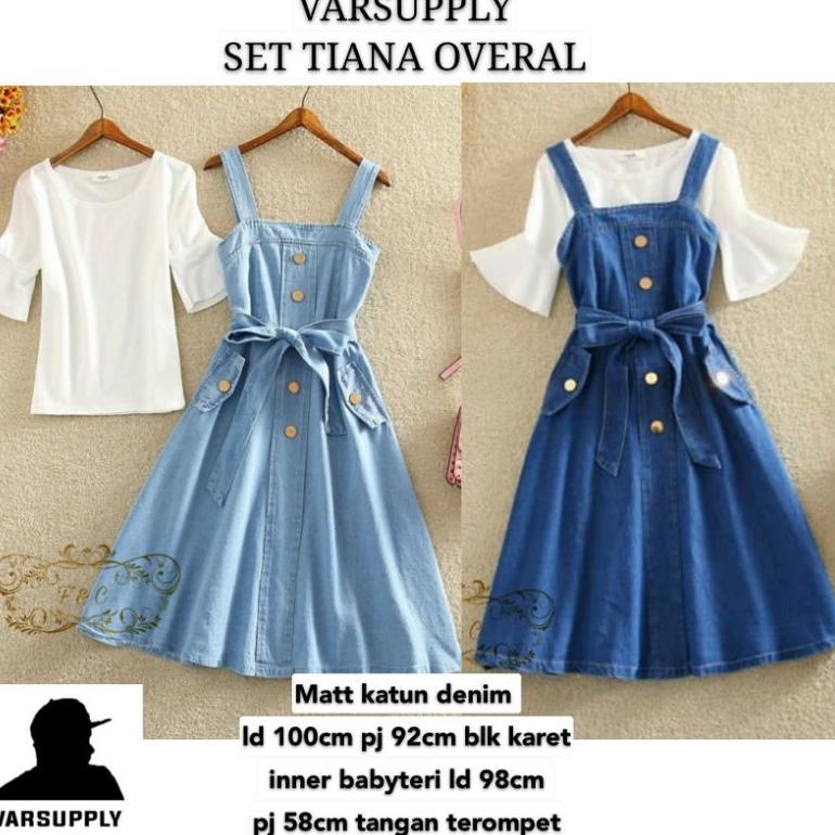 3962] Women's Clothing Set/ Tiana Overall Set/abg Set/Women's Set/Korea ...