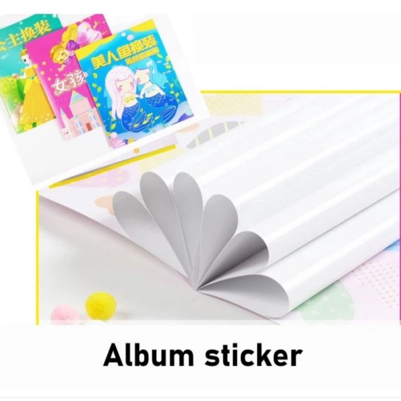 Children's sticker collection book, children's sticker Album | Shopee ...