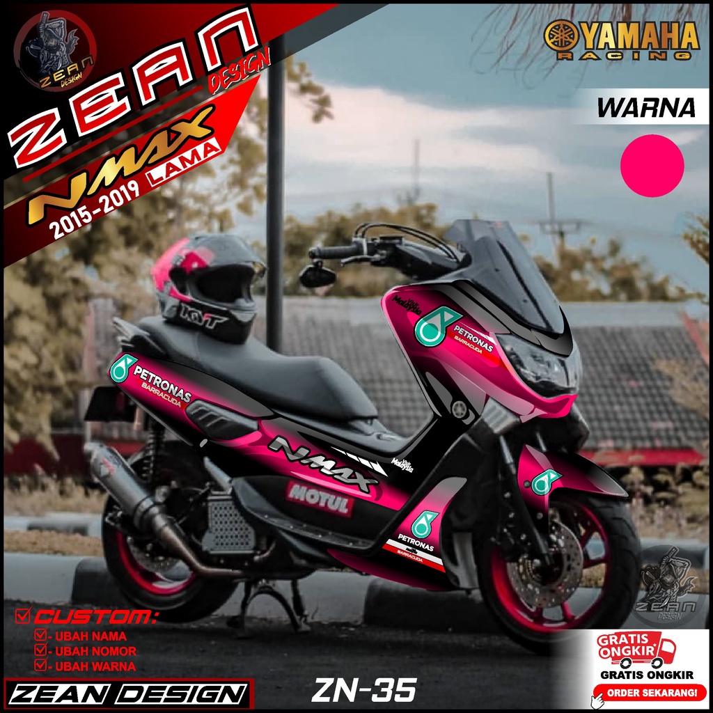 Decal Sticker Yamaha NMAX 155 Old Fullbody - Dekal Sticker Maxi NMAX ...