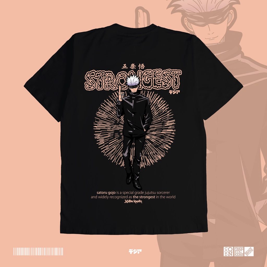 Gojo Satoru Jujutsu Kaisen Stronger Jujutsu Sorcerer T-shirt Anime ...