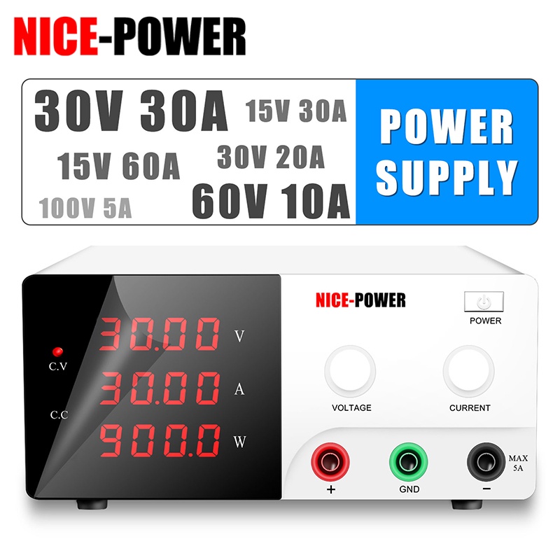Lab Bench Power Supply 900W DC Power Supply adjustable 30V 30A ...
