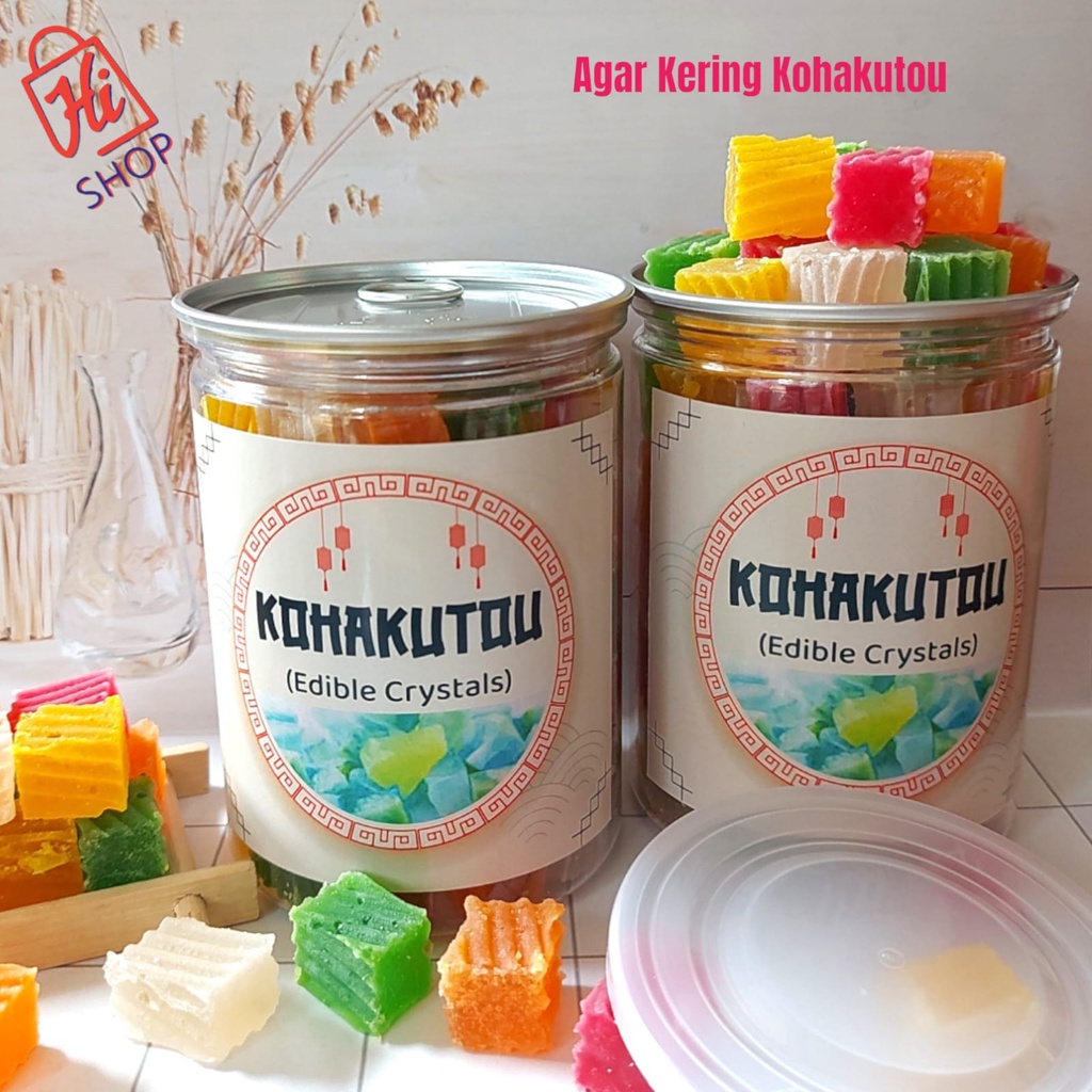 Can Agar Kohakutou 430gr Hampers Edible Crystal Candy Kohakuto Premium ...