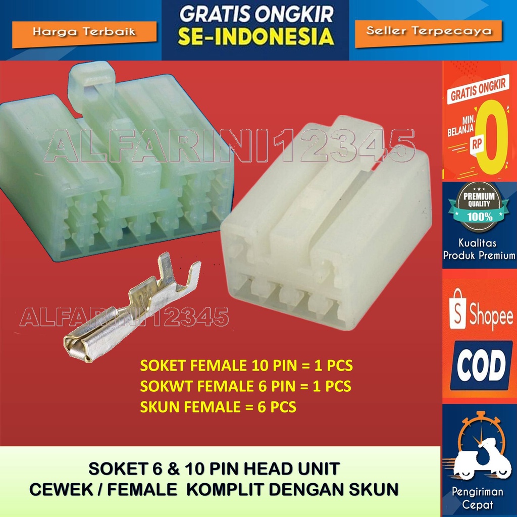 Toyota Daihatsu HU socket Toyota Daihatsu Head Unit socket Toyota ...