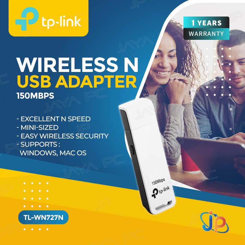Tp-link TL-WN727N Wireless N USB Adapter 150Mbps | Shopee Malaysia