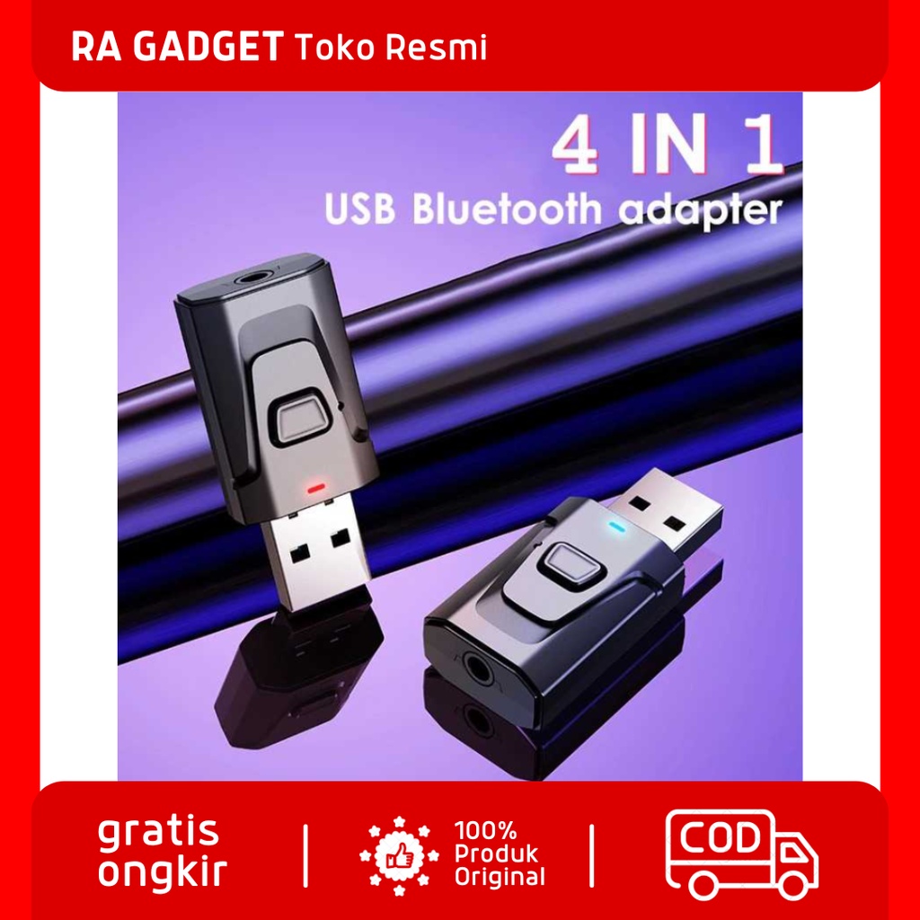 HP Wireless Usb Audio Bluetooth 5.0 Receiver Transmitter Adapter / Usb ...