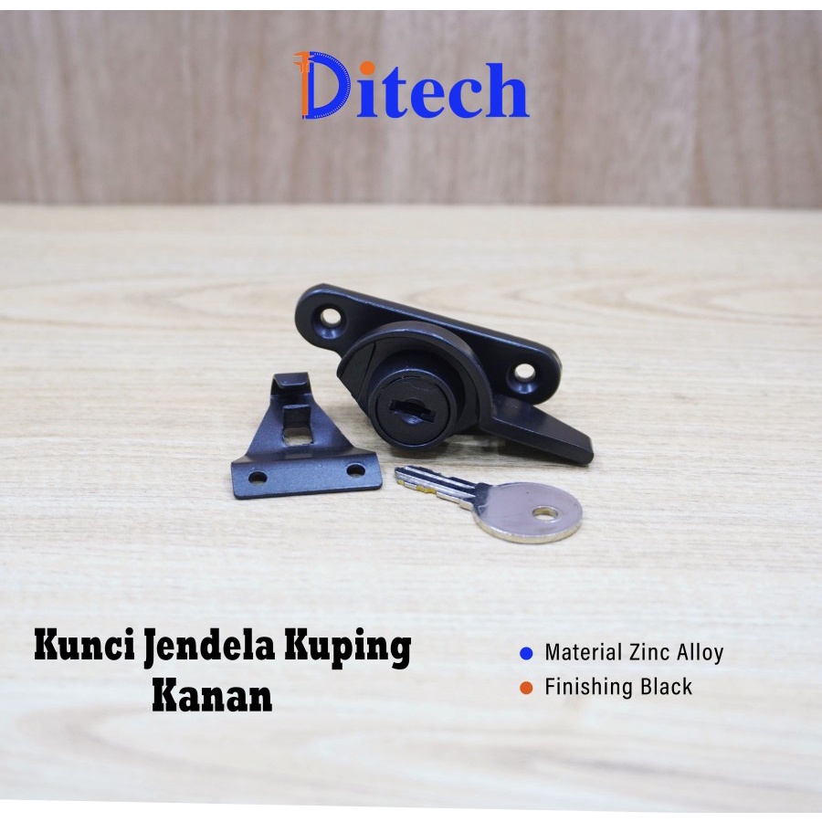 Crescent Lock/Sliding Window Ear Lock Latch/Sliding Window - Right Left ...