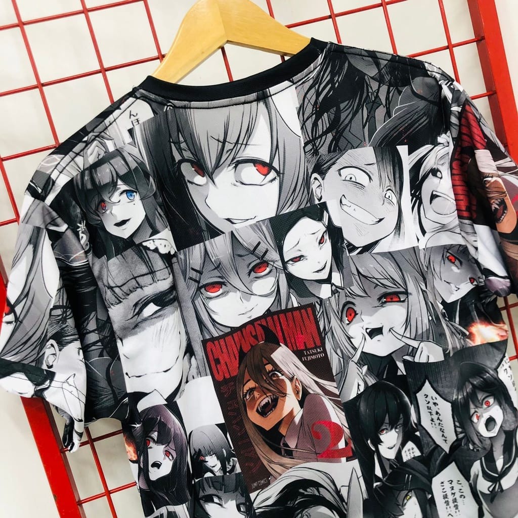 Yandere FULLPRINT CHAINSAW MAN T-Shirt | Shopee Malaysia