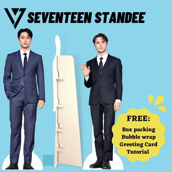 Standee SEVENTEEN REAL SIZE / STANDEE KPOP / YOURSTANDEE | Shopee Malaysia