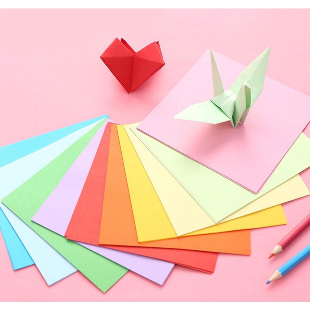 Sidu ORIGAMI PAPER 12x12cm (100 Sheets) | Shopee Malaysia