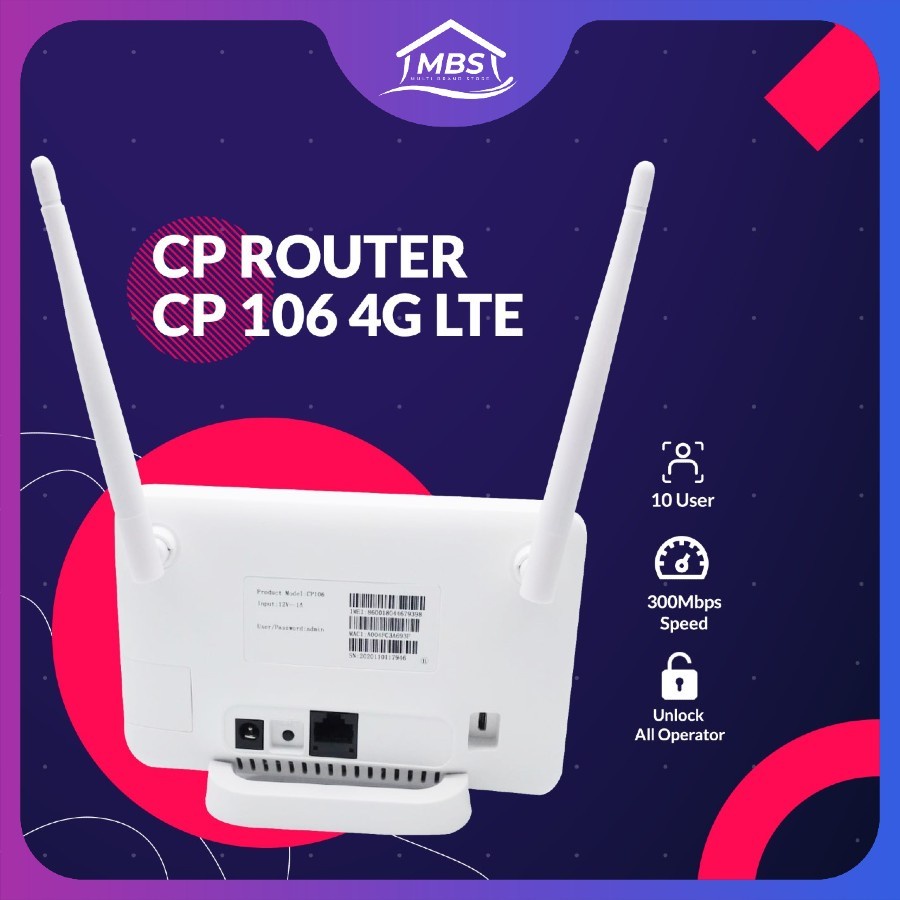 CP106 4G LTE Router Modem 300Mbps Unlock ALL Operators 1800 & 2300 mHz ...
