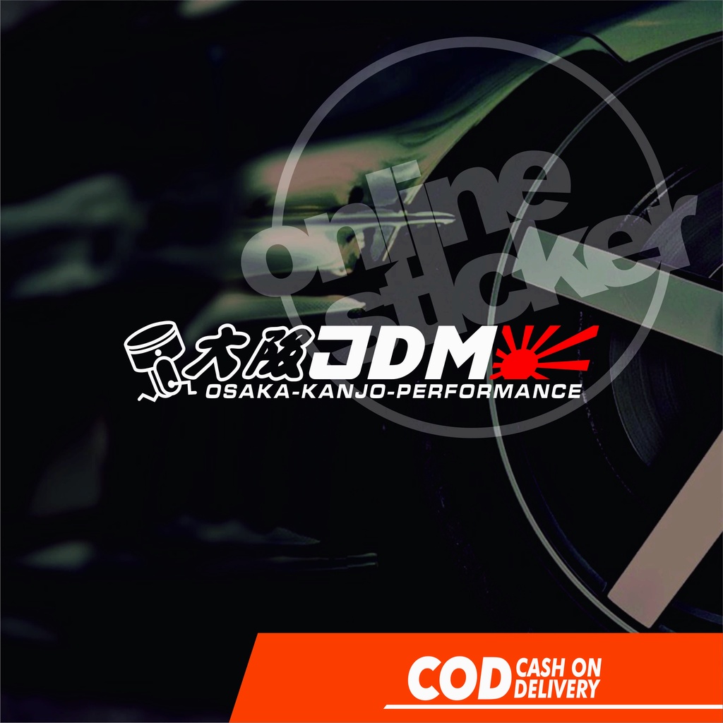 Jdm osaka kanjo stickers | Cutting lights up | Shopee Malaysia