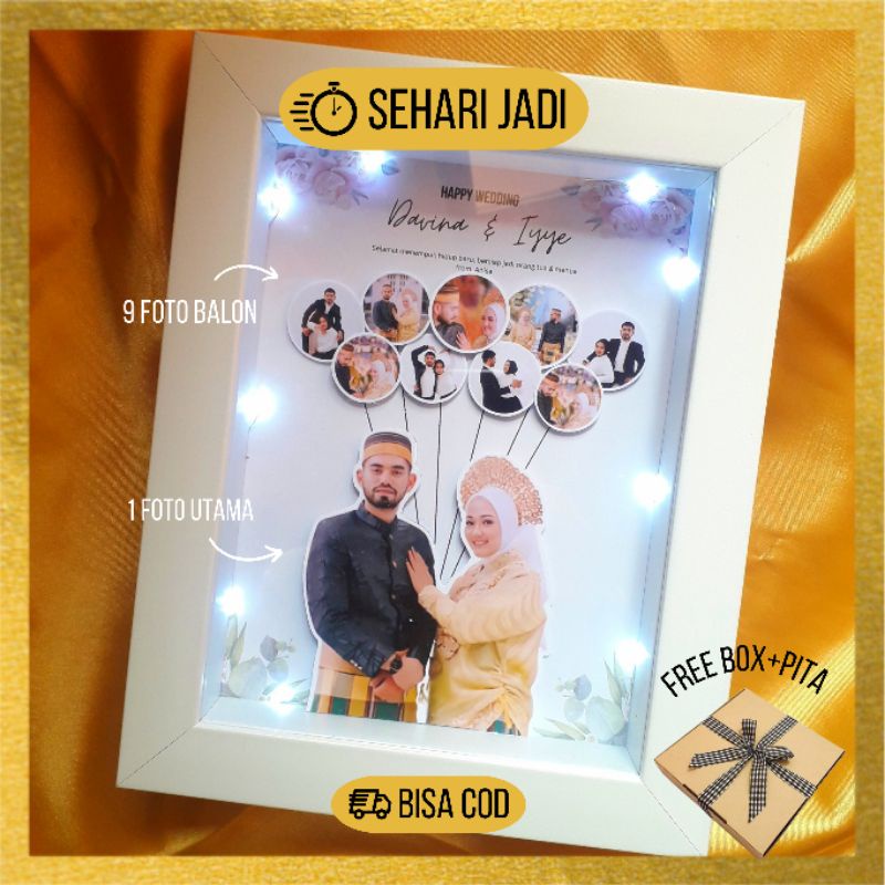Custom 3D Pop Up Frame Valentine's Gift Birthday Graduation Wedding ...
