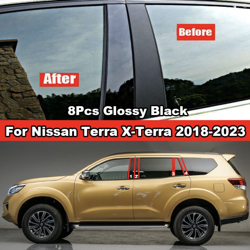 Nissan Terra X-Terra Pillar Garnish Cover Sticker 2018 - 2023 | Shopee ...