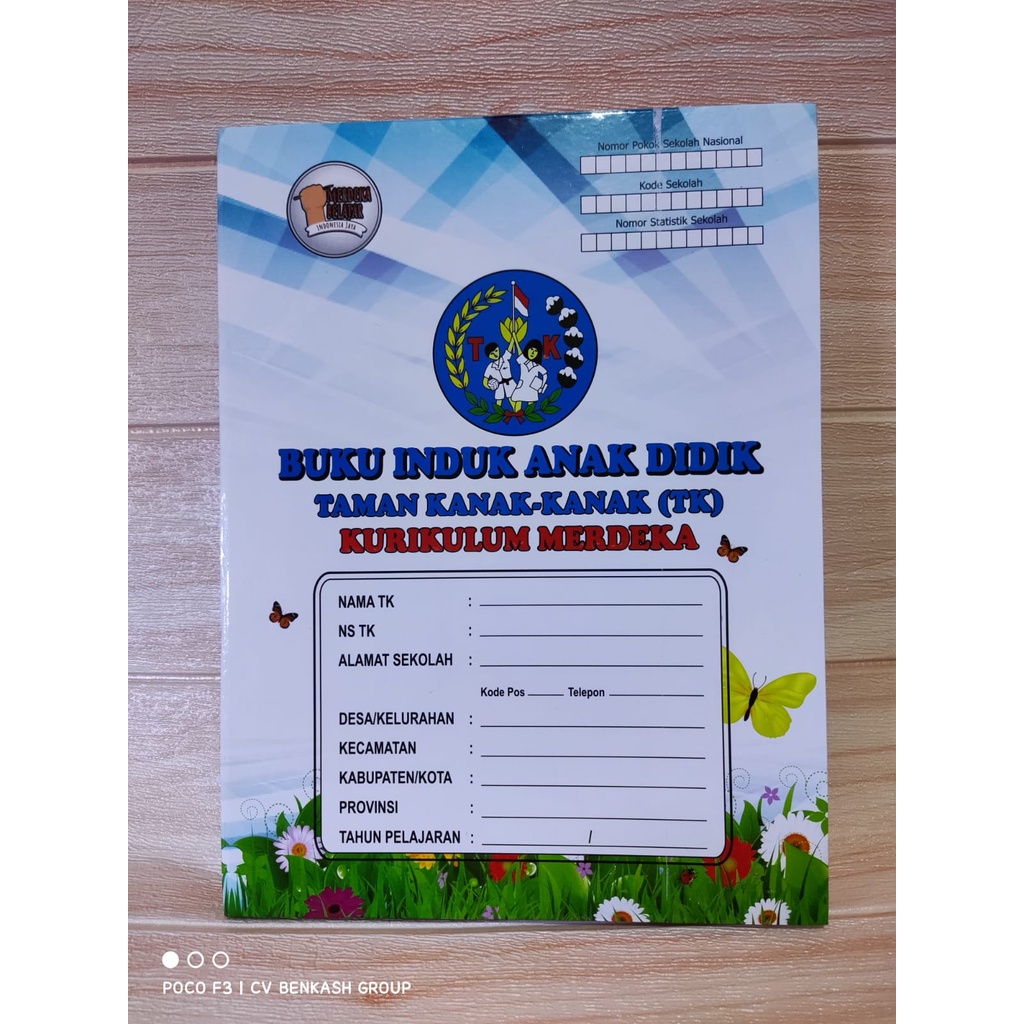 Parent Book REGISTER Kindergarten Student Curriculum MERDEKA Edition ...