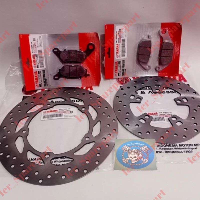 Disc plus Dispad / front and rear brake lining Yamaha R15 V2 Disc Plate ...