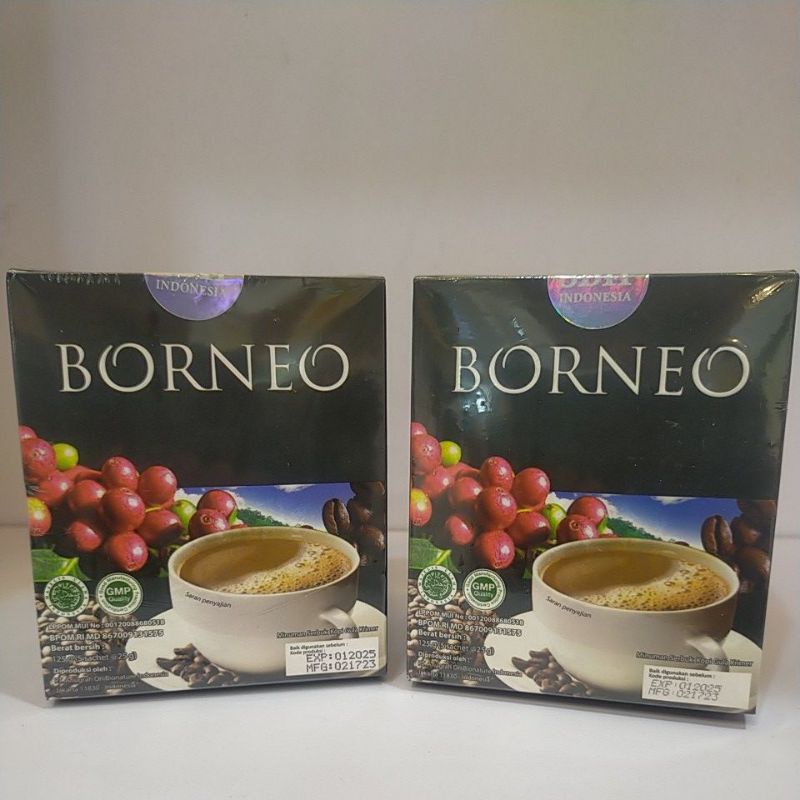 Borneo Coffee Powder Drink Coffee Sugar Cream Contents 5 Sachets ...