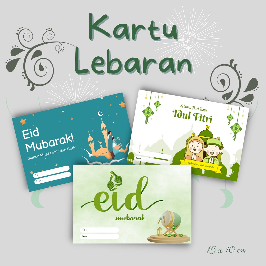 [15x10] Eid Cards 2025 Eid Al-Fitr Hampers Cards / Custom 2025 Eid ...