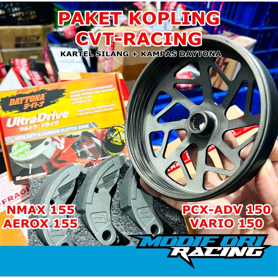 Cvt Racing Package - Daytona Kirian Up - Racing Double Bowl | Shopee ...