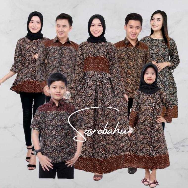 Order 3654 Family Batik couple, original Family couple Batik Shirt For ...