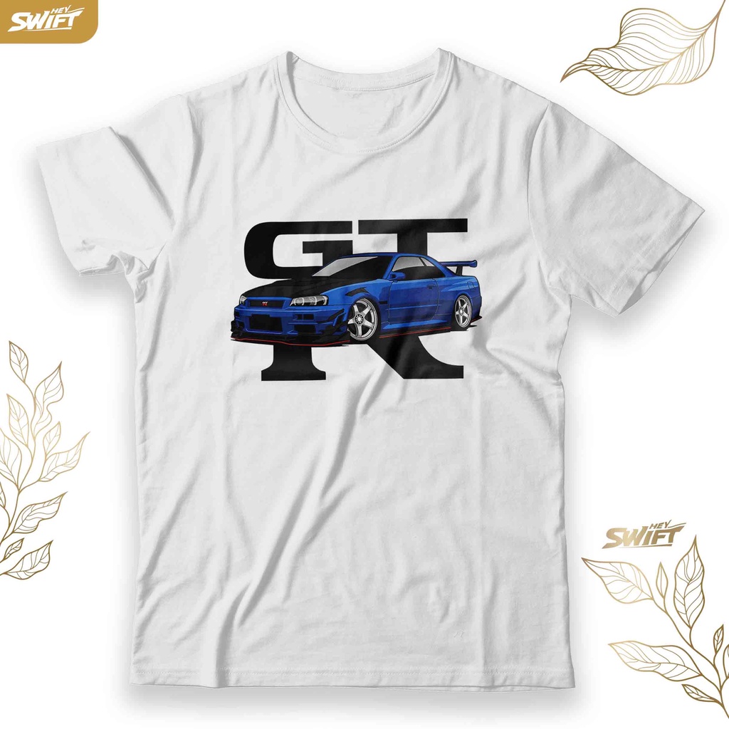 Gt-r GTR R34 Skyline JDM TSHIRT DISTRO BAJU KAOS | Shopee Malaysia