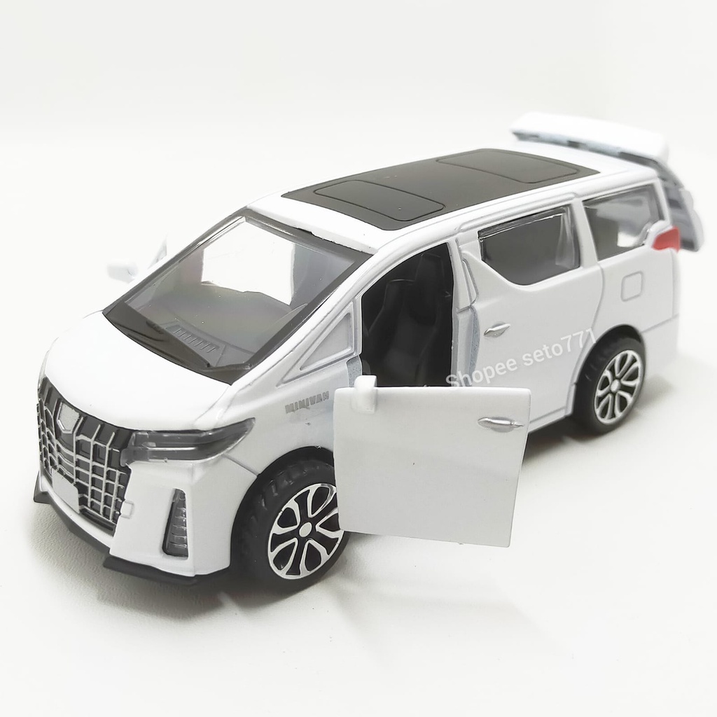 Diecast Alphard Alloy Iron Material Car Opens Rear Trunk Door ...